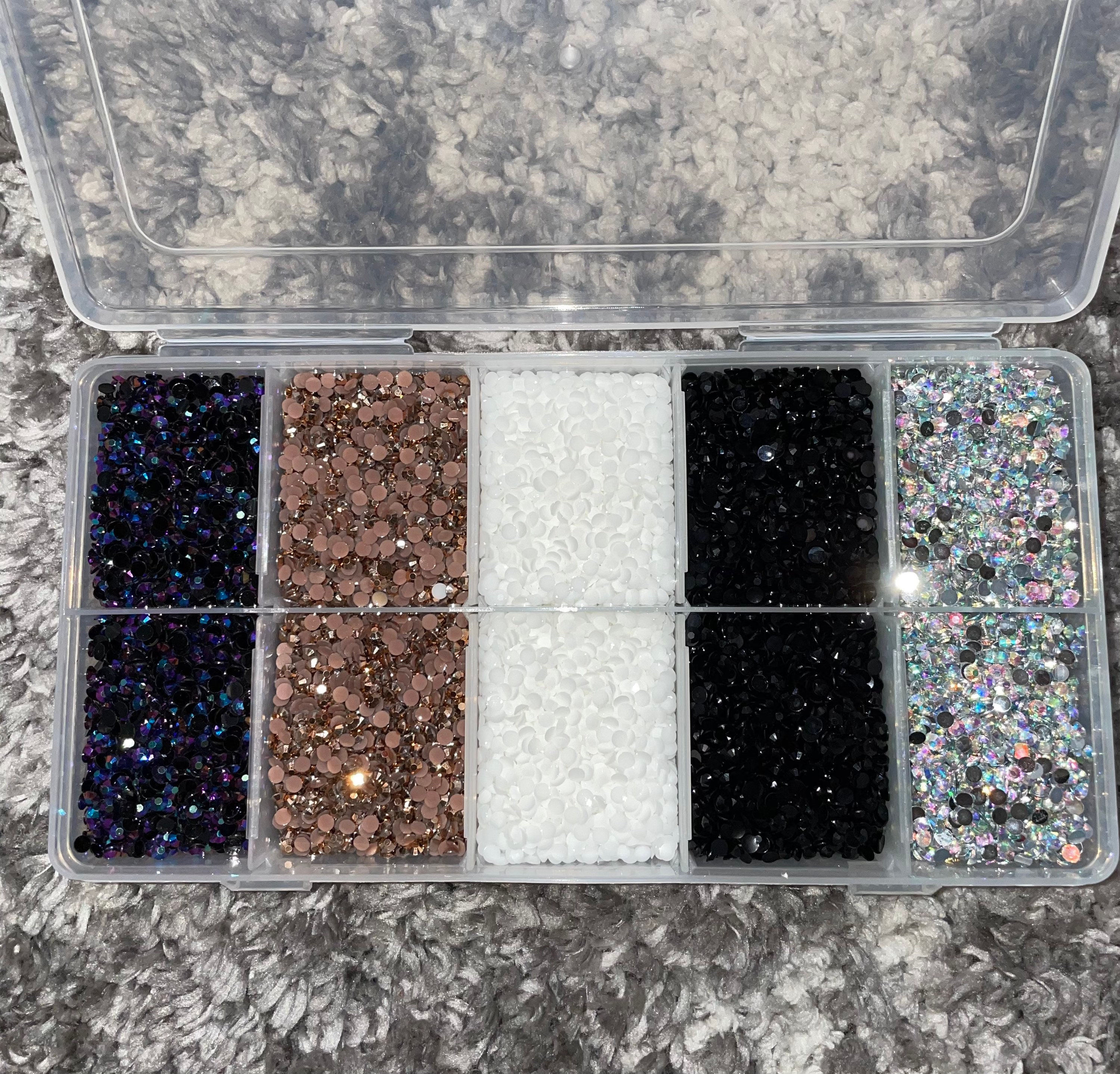 Rhinestone Kits Starter Kits Non Hot Fix Jelly AB Rhinestones Starter ...