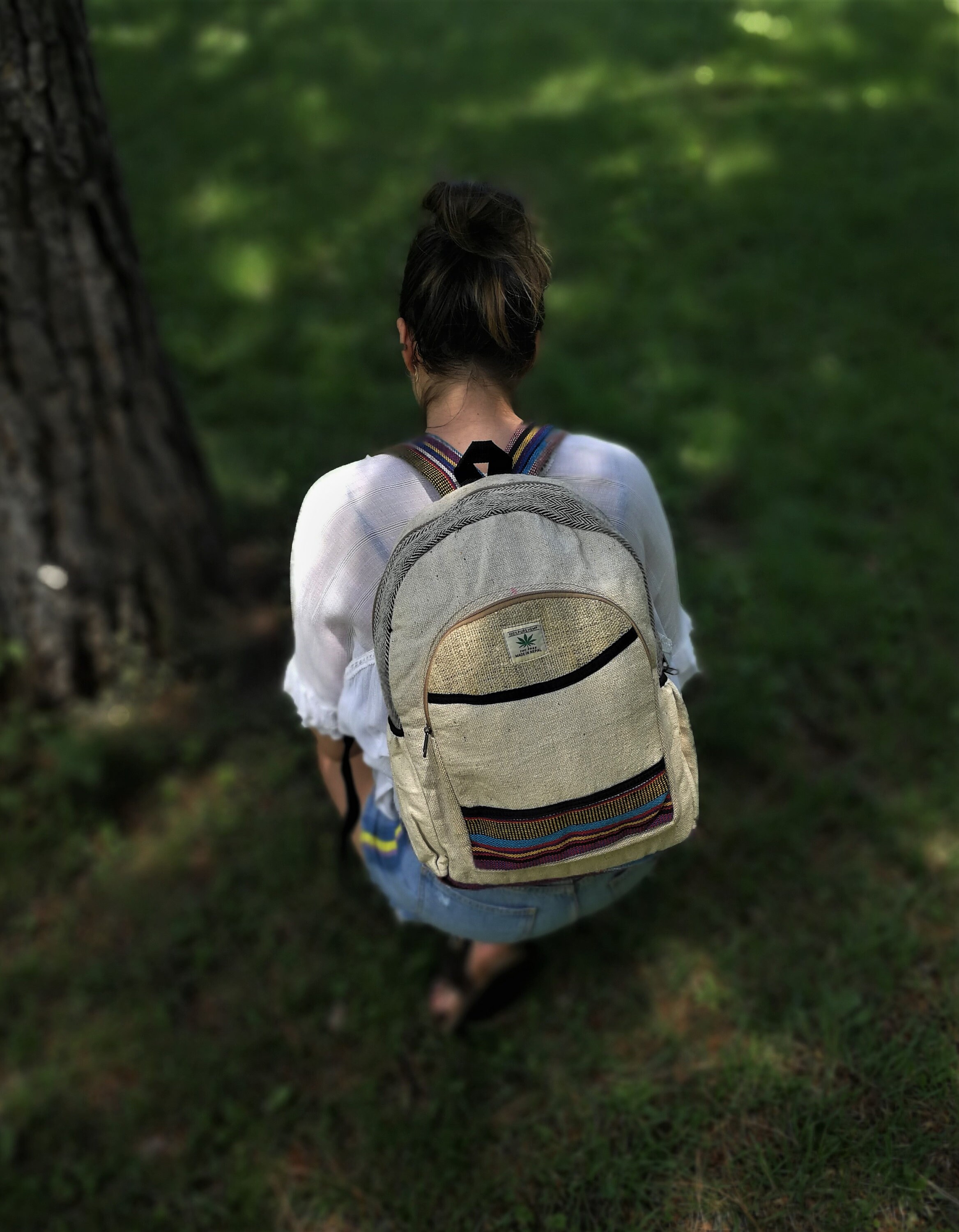 Cane Backpack Fabric Backpack Canamo Fiber Women's - Etsy