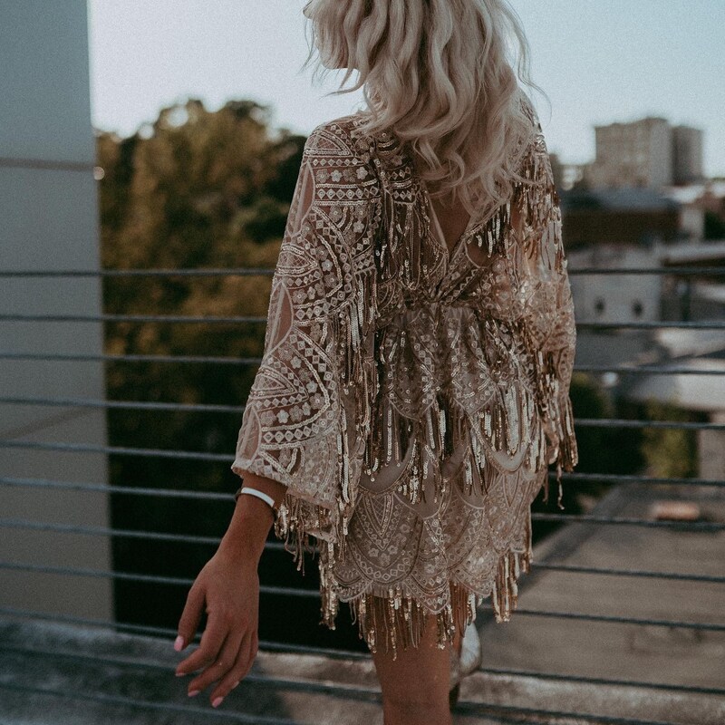 Sequin Mini Dress - Etsy