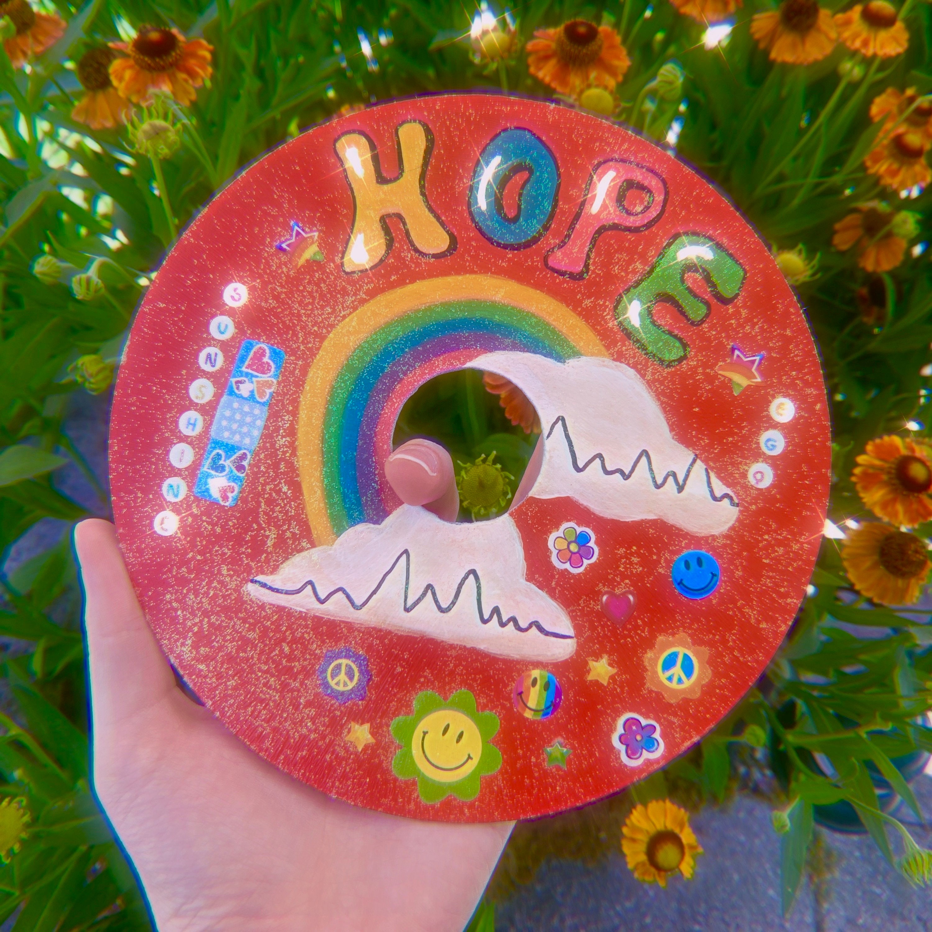 Hobicore Handpainted Vinyl Record Jhope BTS | Etsy