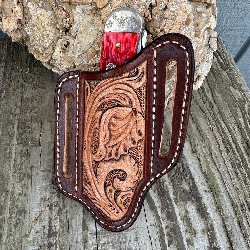 Pocket Knife Belt Holder - Etsy