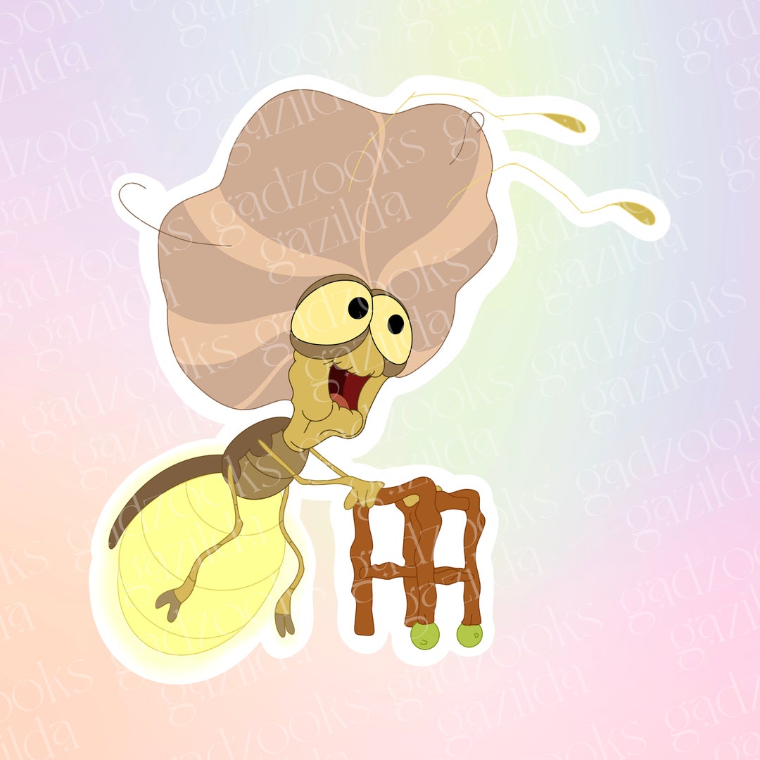 Princess & the Frog Granny Bug Zydeco Sticker, Waterproof Vinyl Sticker ...