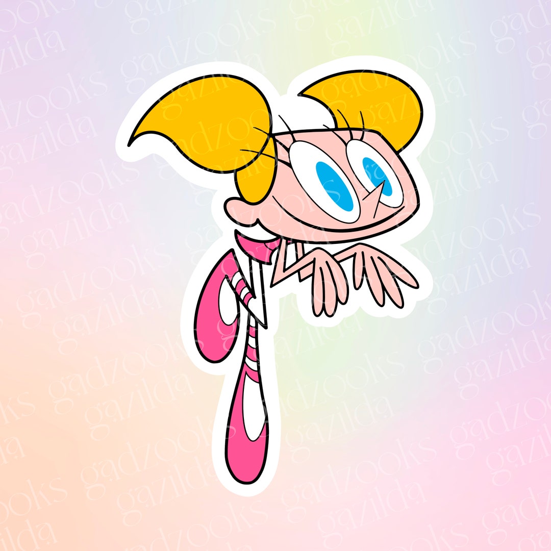 Dexters Laboratory Dee Dee Dancing Sister Sticker, Waterproof Vinyl ...