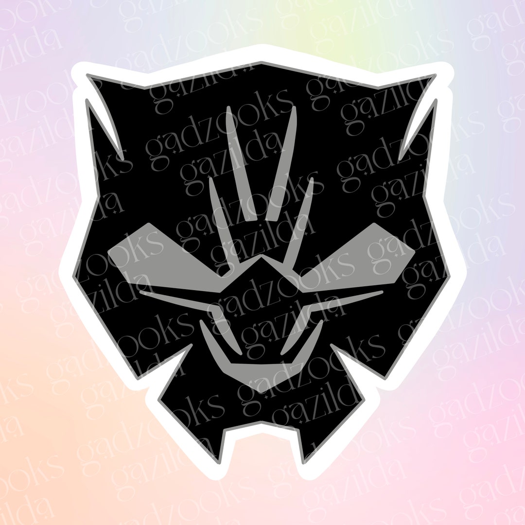 Marvel Sticker, Black Panther Wakanda Forever Helmet, Hand-drawn ...