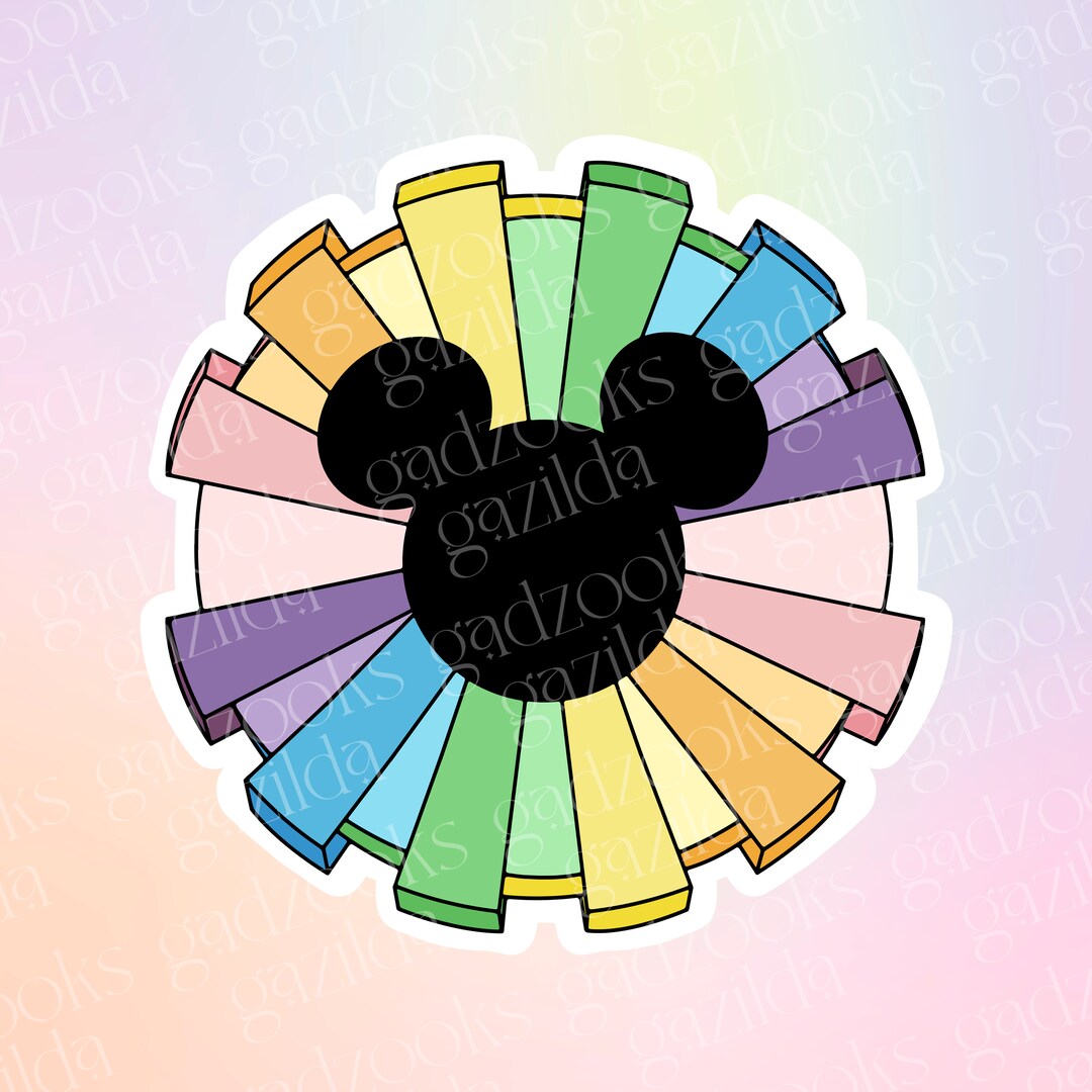 Magic Pride Sticker, LGBTQIA Fun Wheel, Waterproof Vinyl Sticker ...