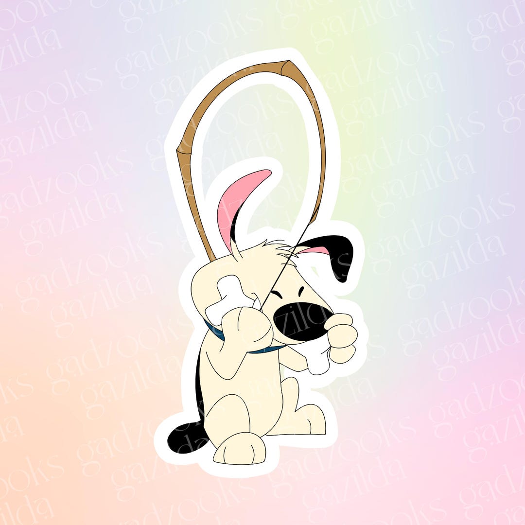 Disney Movie, Mulan Sticker, Little Brother Puppy Bone Chores Helper ...