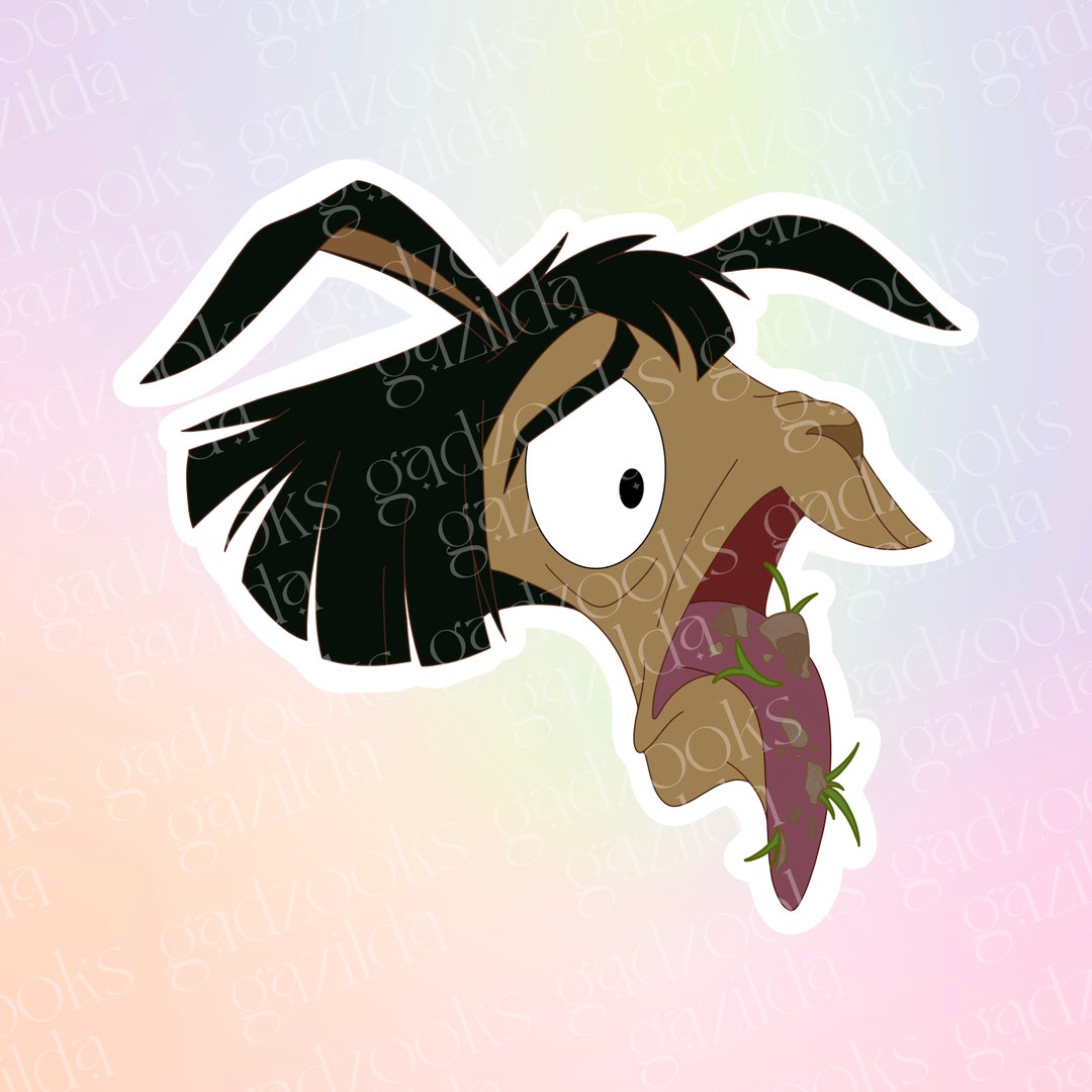 Magic Movie, Emperor's New Groove Sticker, Kuzco Llama Food, Hand-drawn ...