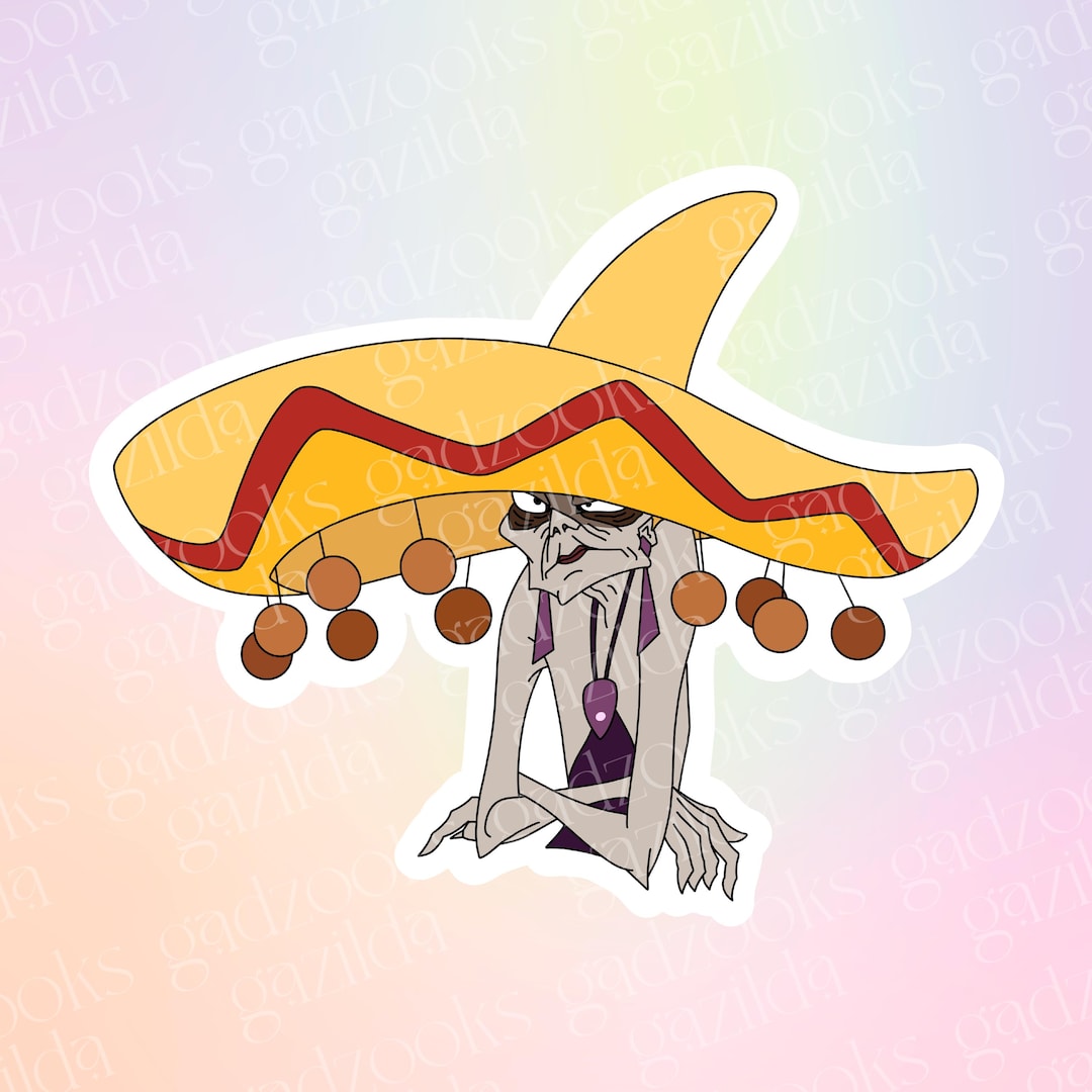 Emperor's New Groove Sticker, Yzma Birthday, Hand-drawn Waterproof ...