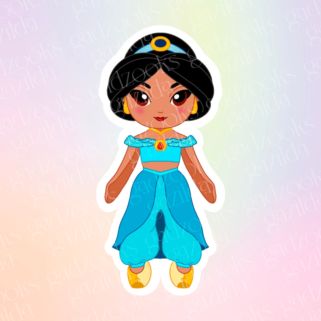 Aladdin Sticker, Princess Tiger Jasmine Plush, Waterproof Vinyl Sticker ...