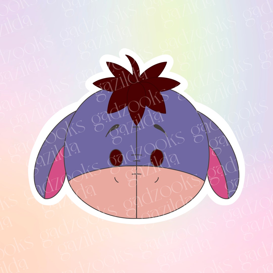 Winnie the Pooh Sticker, Eeyore Cute Emoji, Waterproof Vinyl Sticker ...