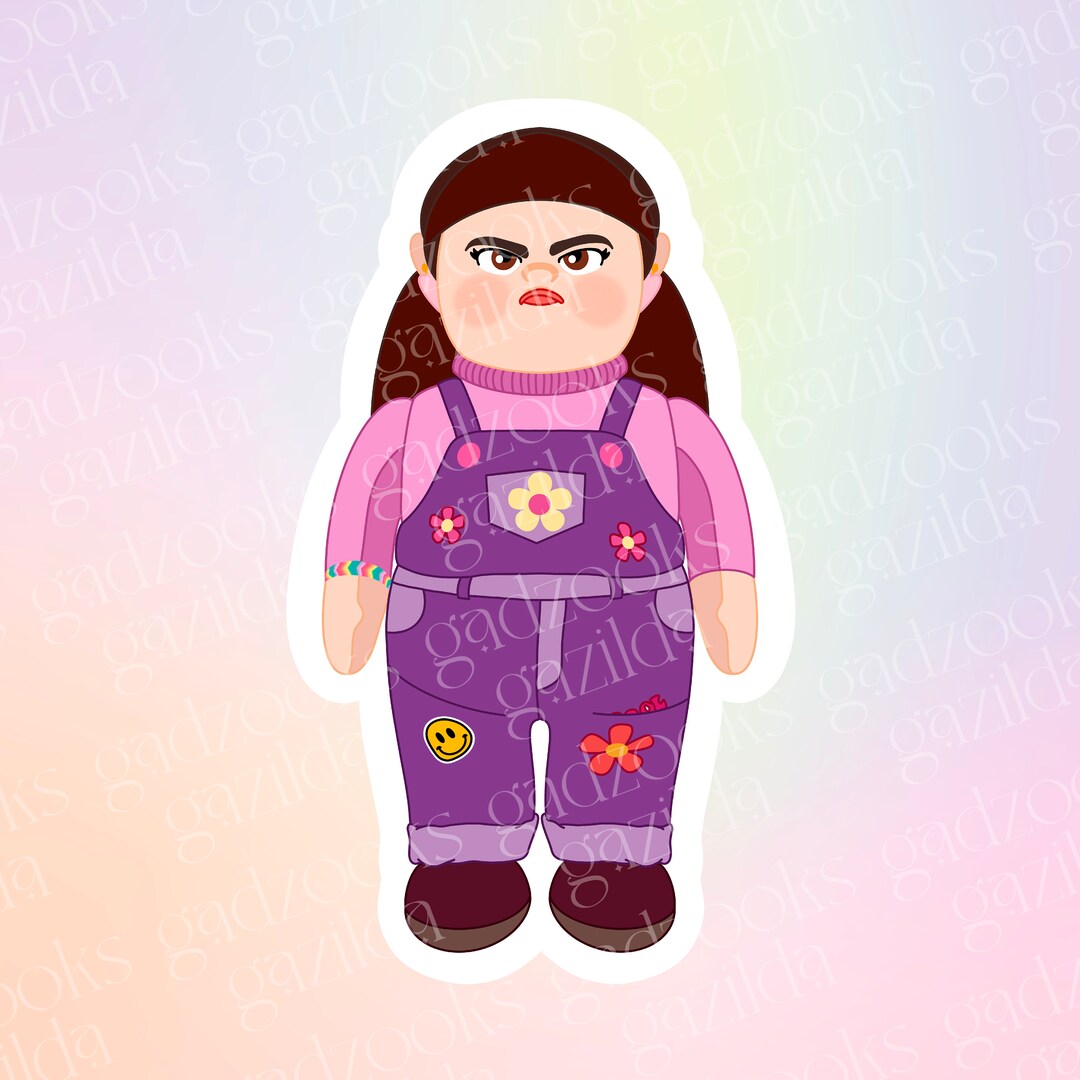 Turning Red Sticker, Abby Plushie Best Friend, Waterproof Vinyl Sticker ...