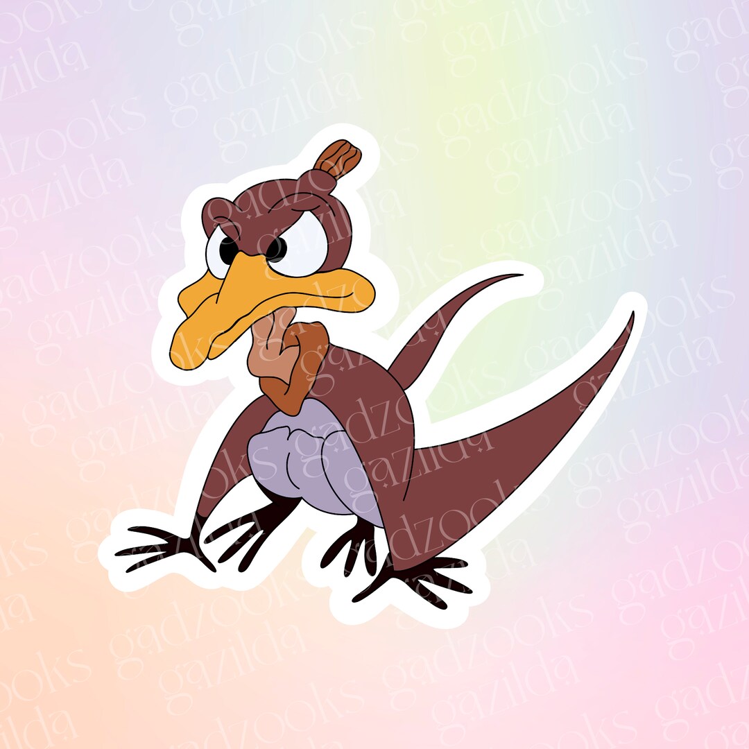 Land Before Time Sticker, Petrie Pterodactyl, Unique, Nostalgic, Funny ...