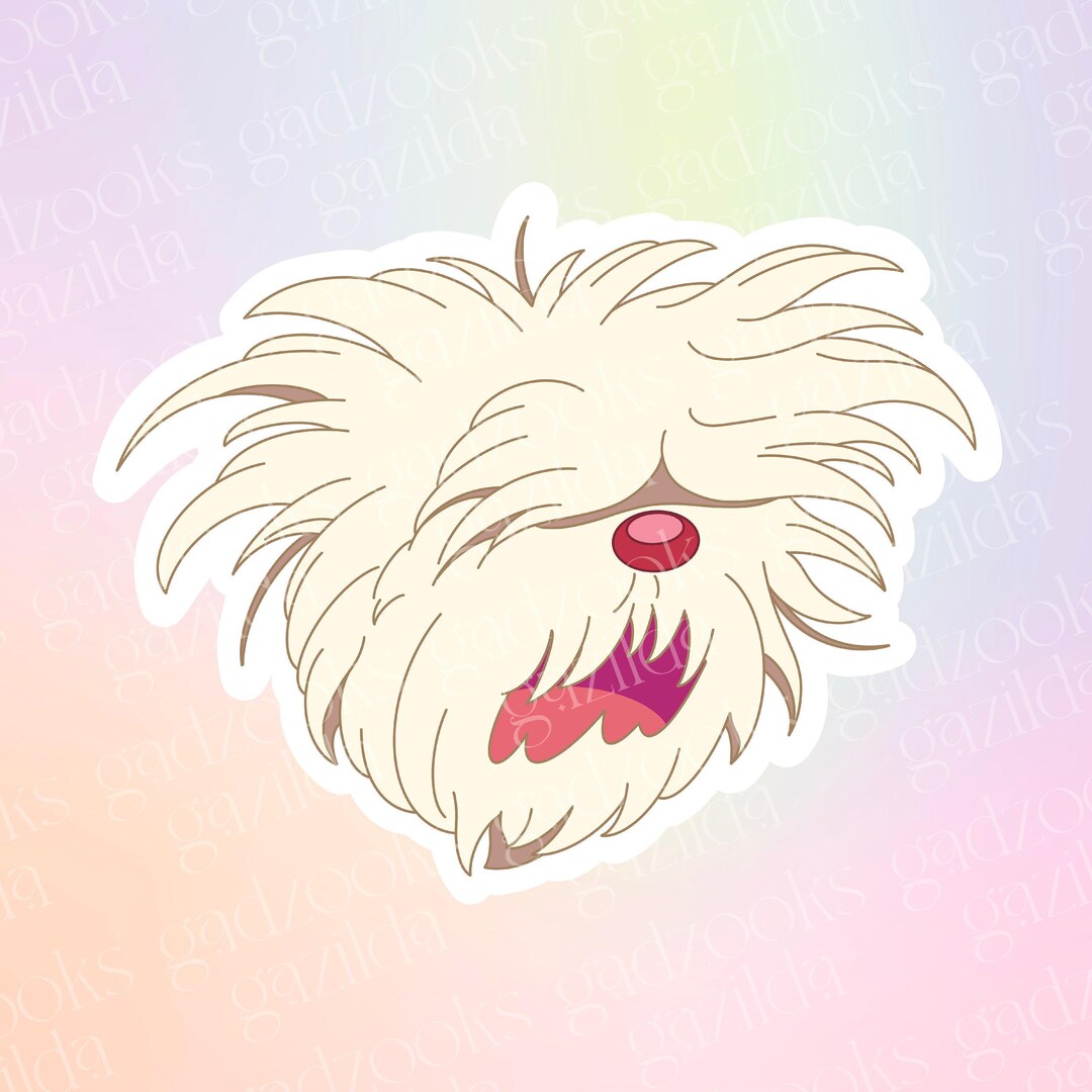 Alice in Wonderland Sticker, Wonderflower Dandelion Dog, Hand-drawn ...
