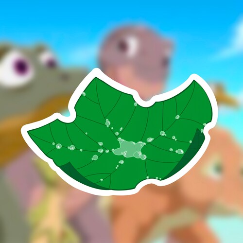 Littlefoot Tree Star Vinyl Sticker Land Before Time - Etsy