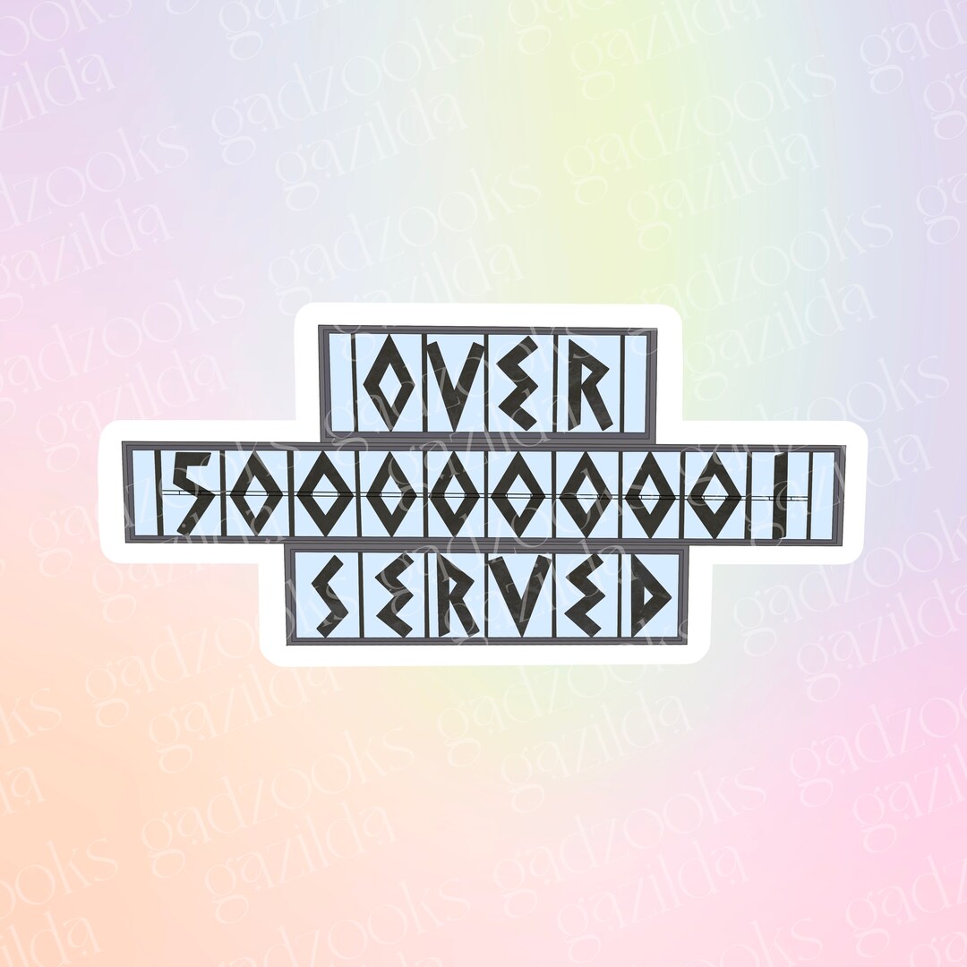 Hercules Underworld Souls Served Counter Sticker, Waterproof Vinyl ...