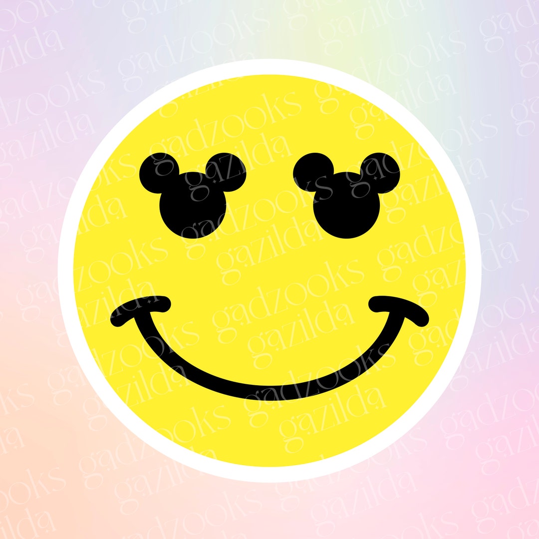 Magic Mouse Sticker, Smiley Mouse Face, Waterproof Vinyl Sticker ...
