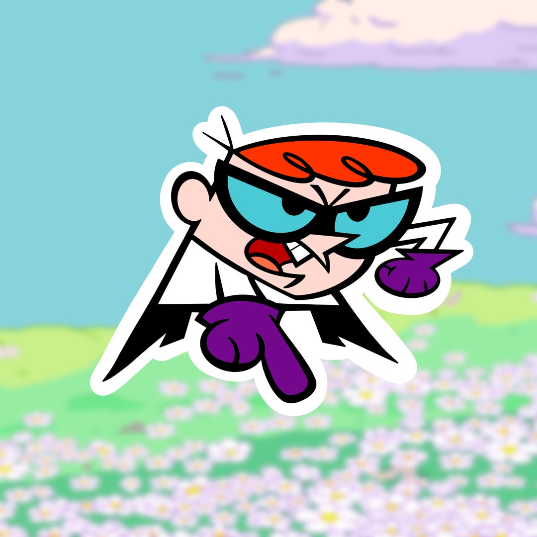 90s Kid Cartoon Sticker Dexters Laboratory Dexter - Etsy