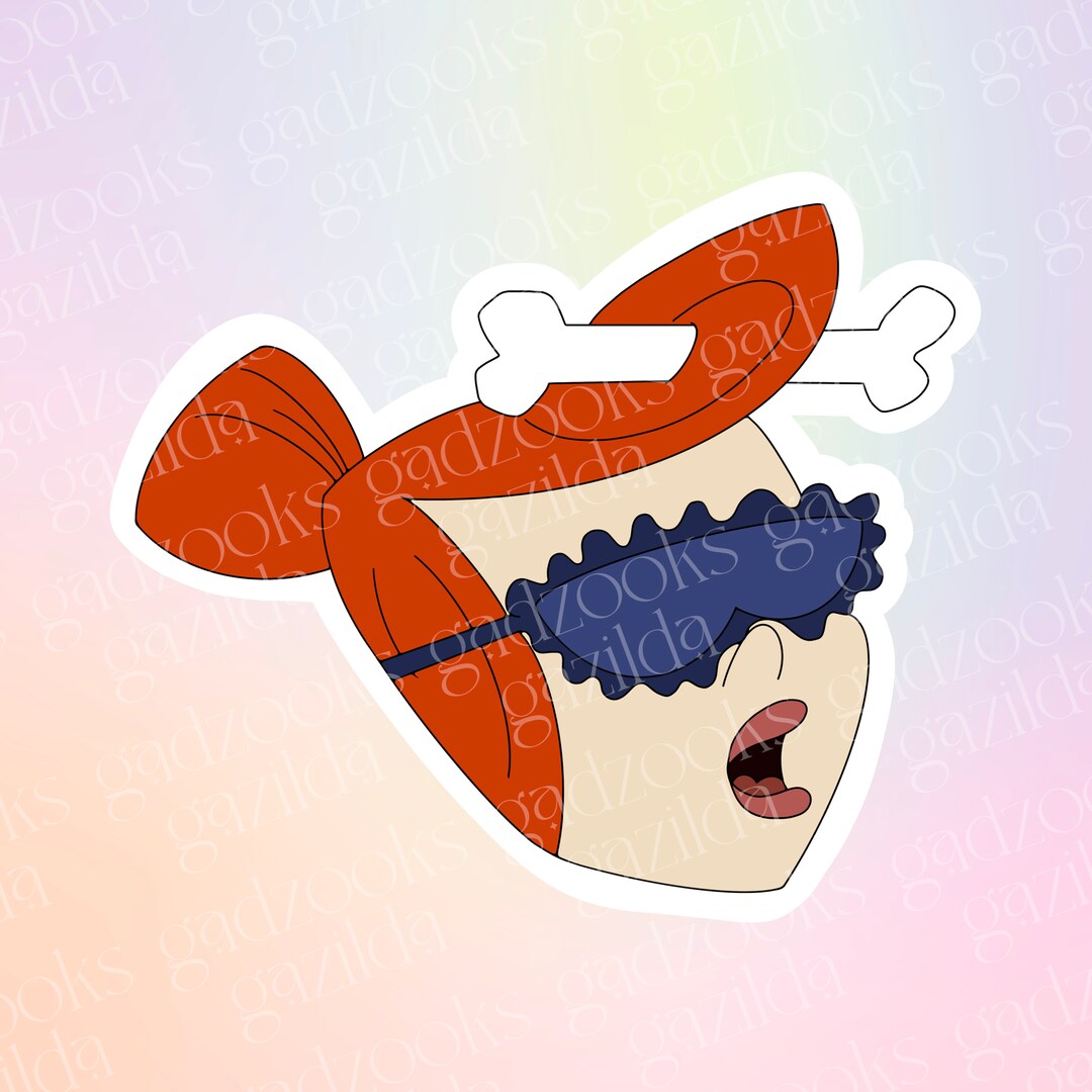 Flintstones Sleeping Mom Wilma Sticker, Waterproof Vinyl Sticker ...