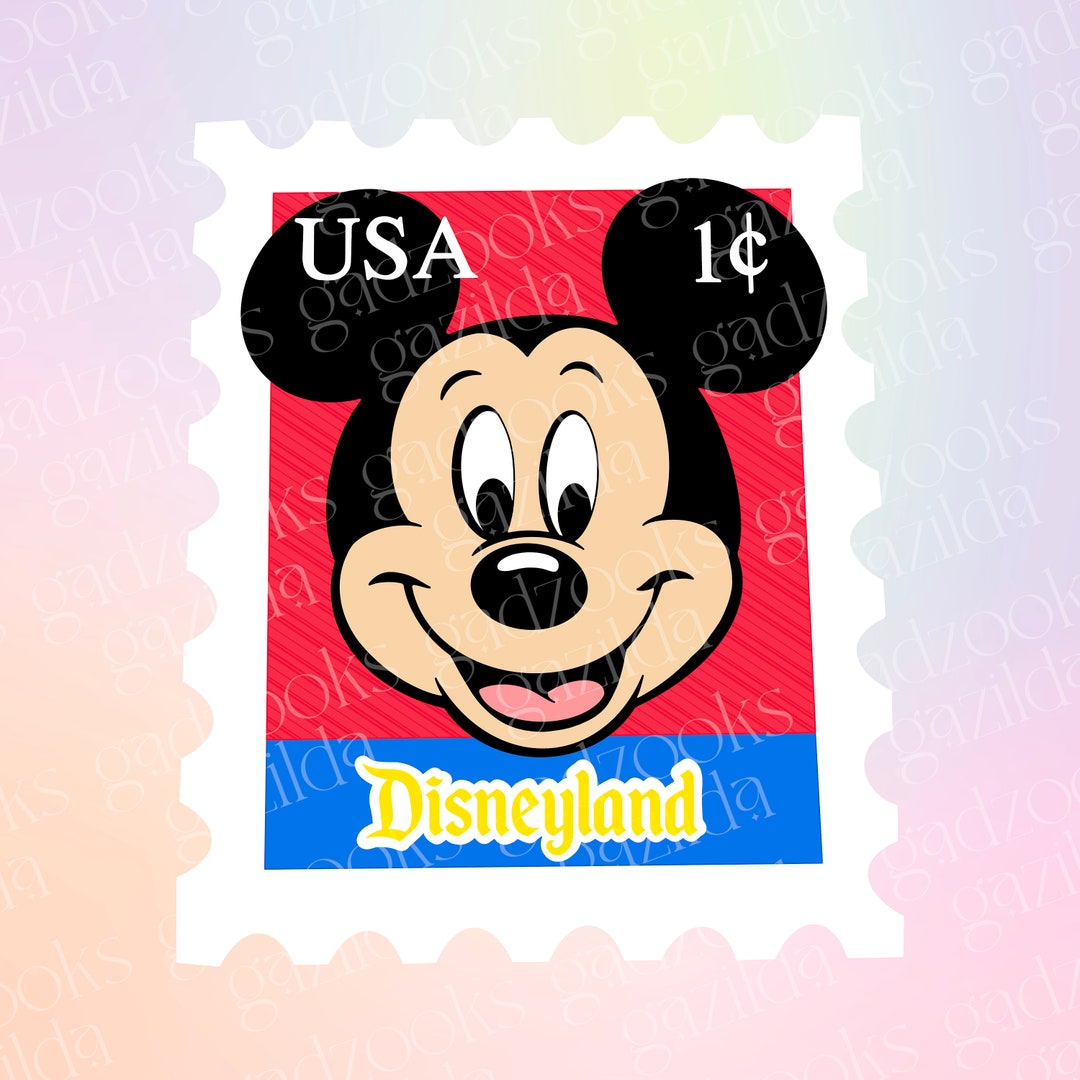 Mickey & Friends Sticker, Mickey Mouse Stamp, Hand-drawn, Waterproof ...