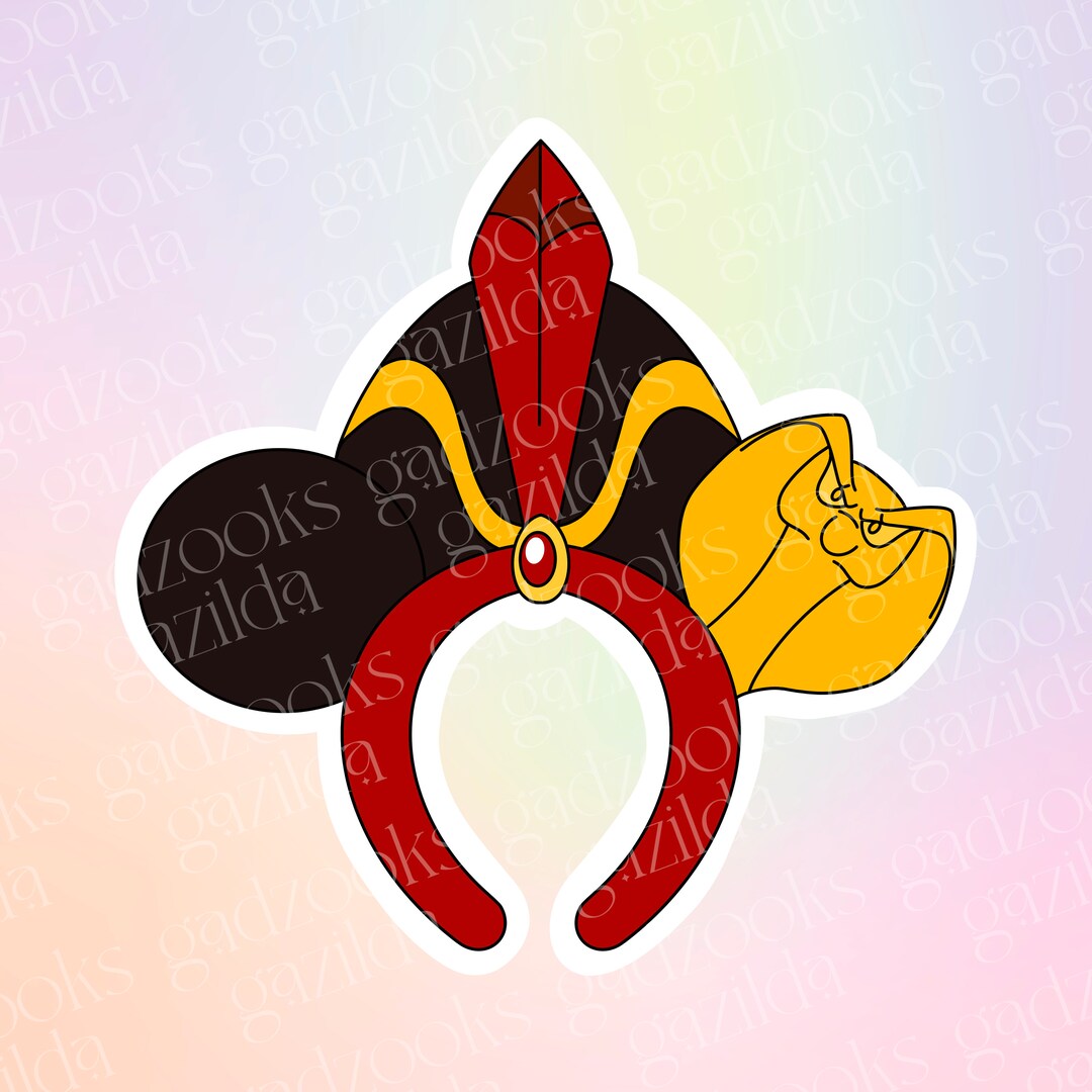 Aladdin Sticker, Jafar Sultan Cobra Headband, Waterproof Vinyl Sticker ...