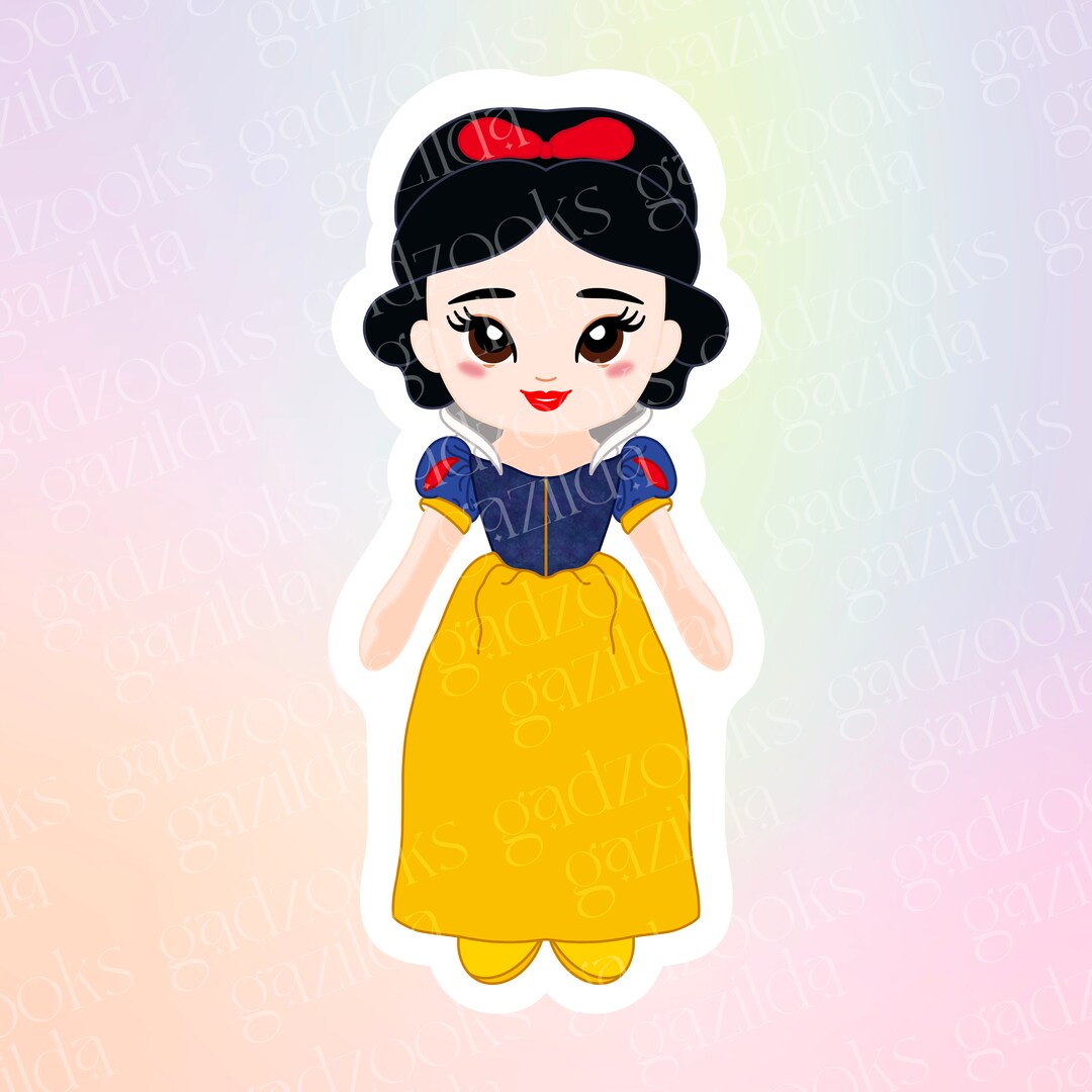 Snow White Sticker, Snow White Princess Plush, Stocking Stuffer, Unique ...