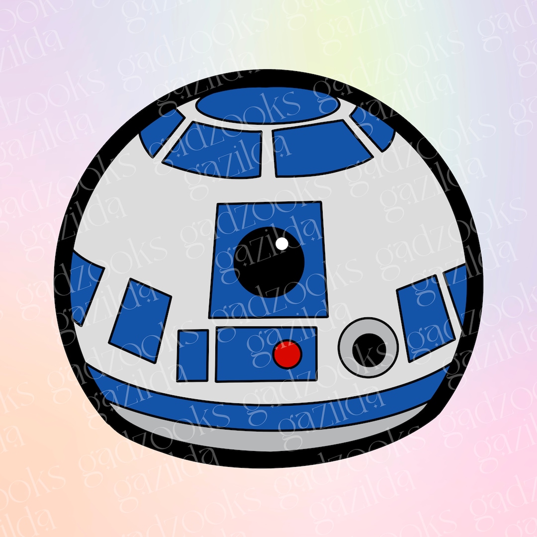 Star Wars R2-D2 Droid Bestie Emoji Sticker, Waterproof Vinyl Sticker ...