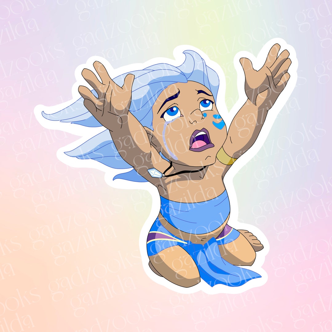 Atlantis, Kida Baby Crying Disaster Sticker, Waterproof Vinyl Sticker ...