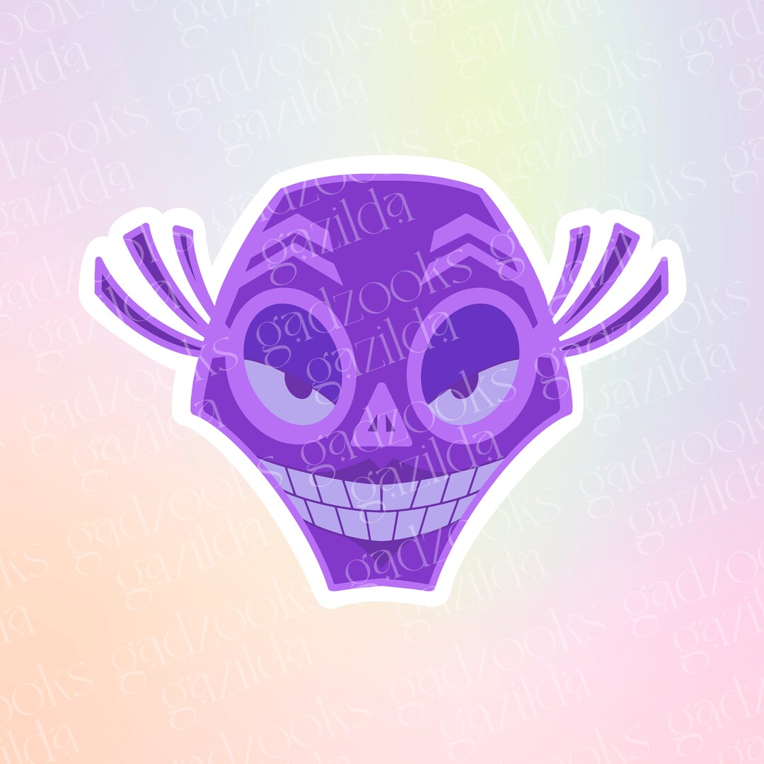 Emperor's New Groove, Yzma Takeover Skull Sticker, Waterproof Vinyl ...