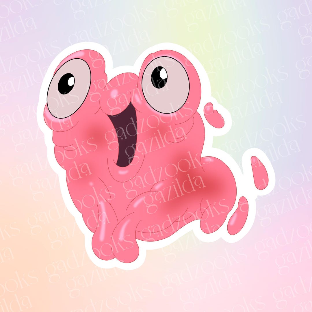Treasure Planet Sticker, Morph Blob Alien, Hand-drawn Waterproof Vinyl ...