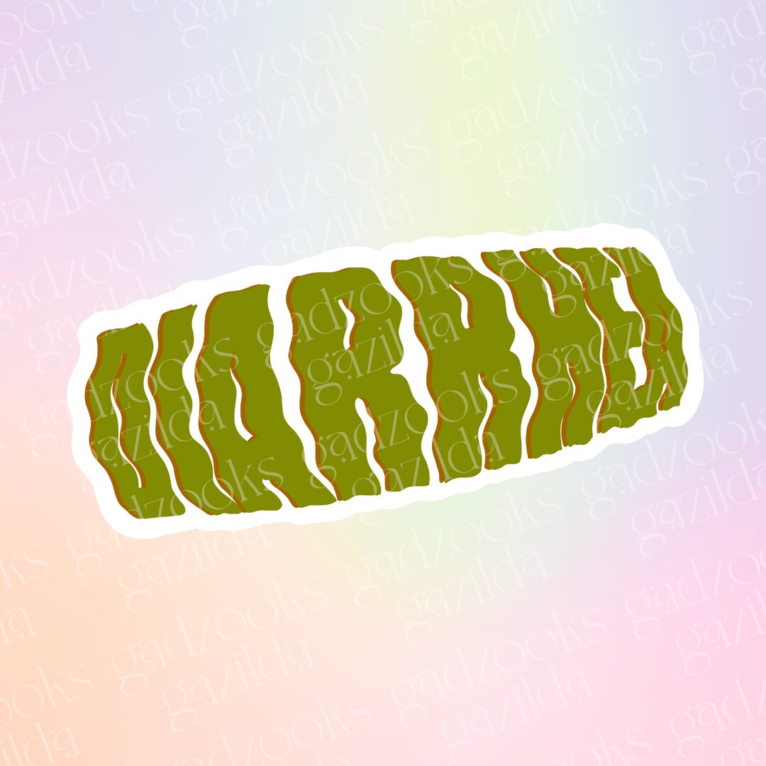 Snarky Sticker, Diarrhea Rumble, Hand-drawn, Waterproof, Unique ...