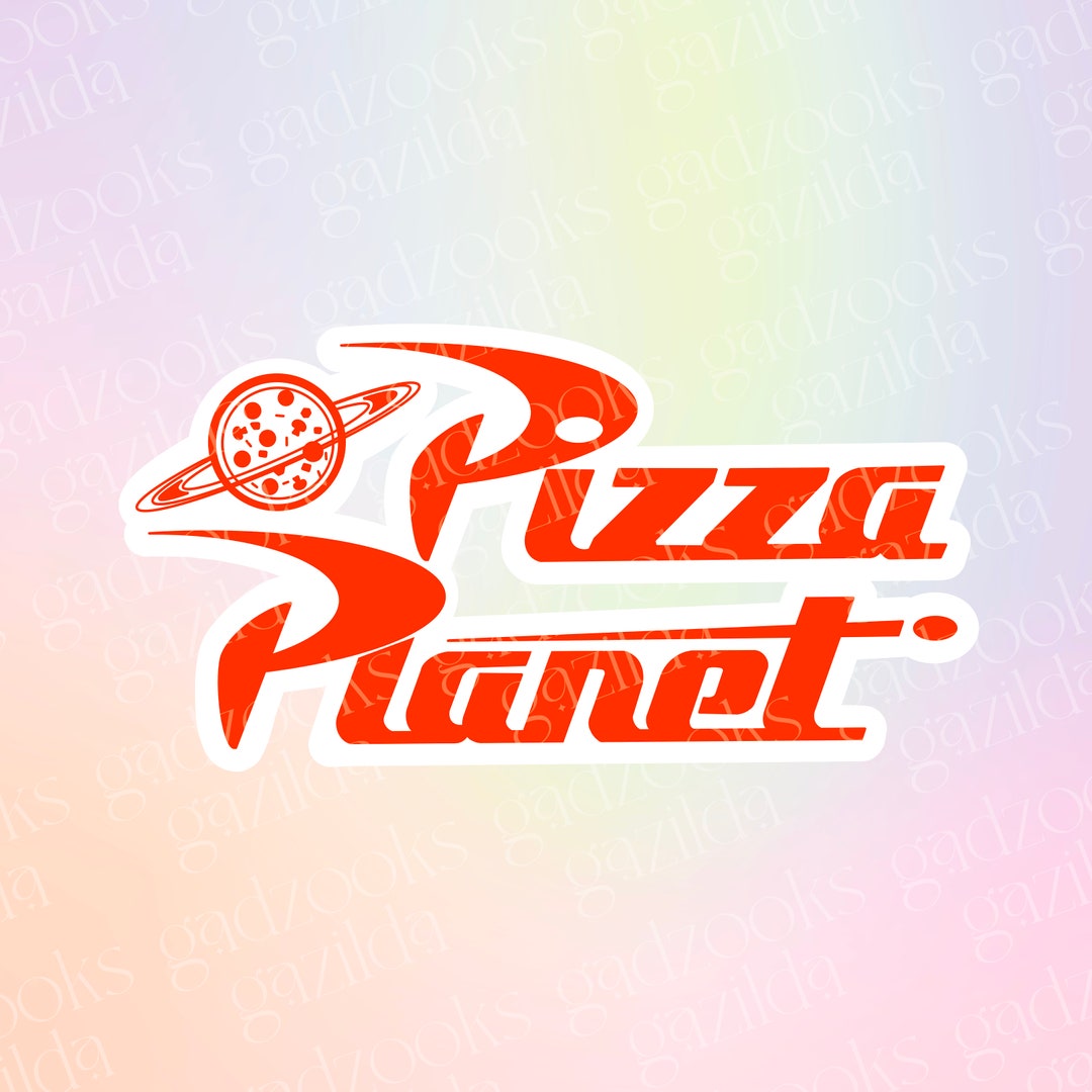 Magical Movie, Toy Story Sticker, Pizza Planet Alien Restaurant, Hand ...