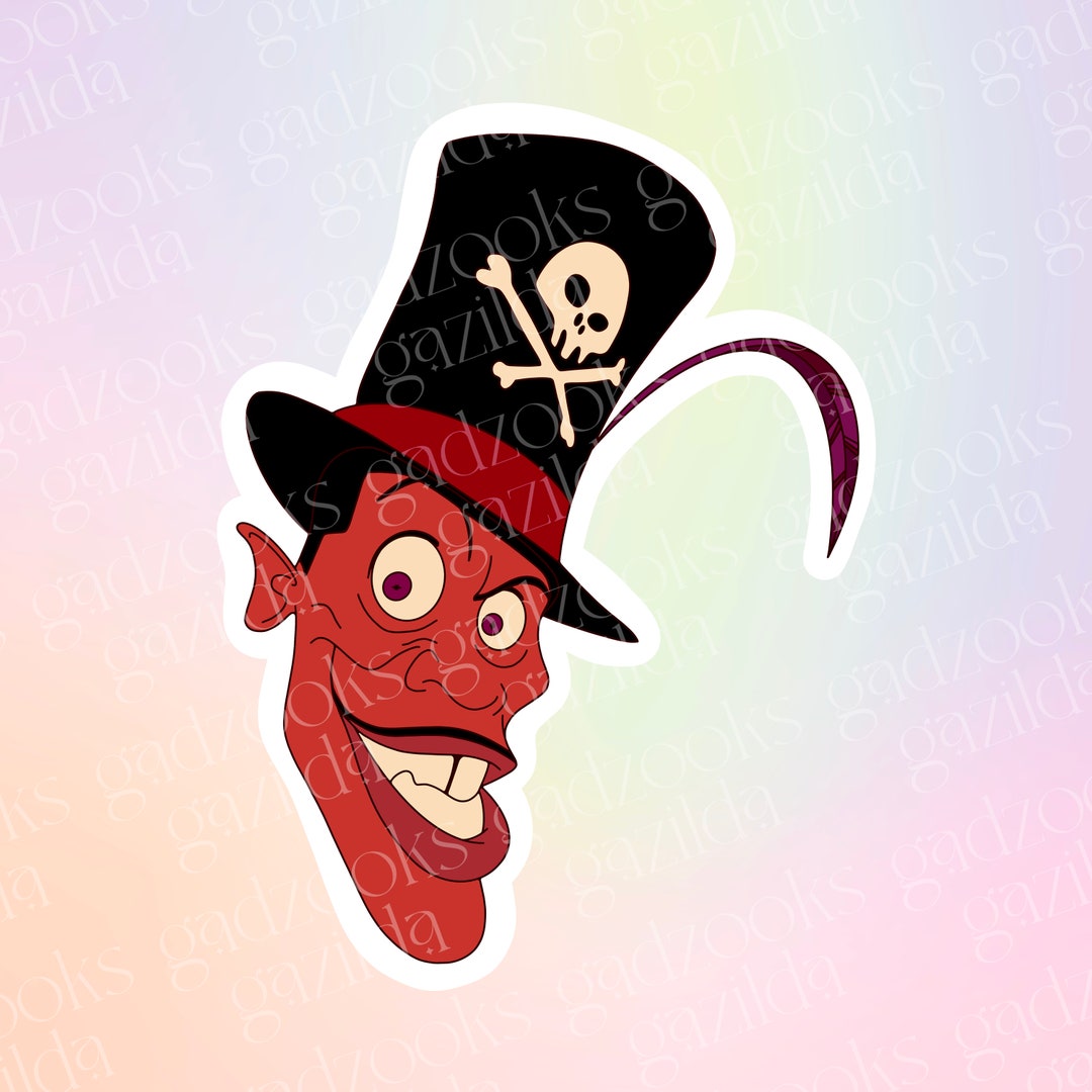 Princess & the Frog Sticker, Dr Facilier Shadow Man, Waterproof Vinyl ...