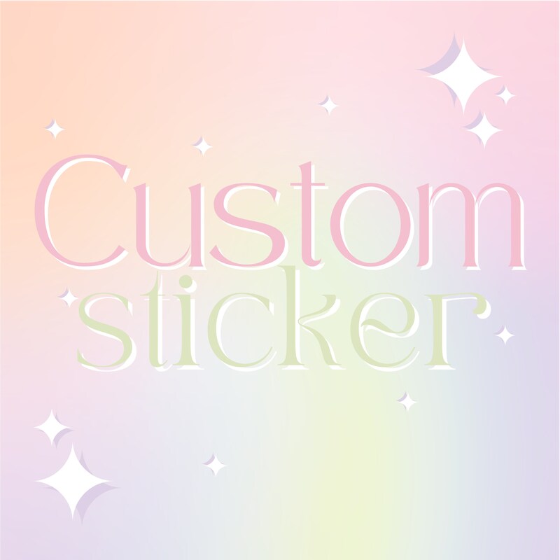 Custom Stickers - Etsy