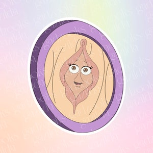 Puberty Sticker, Jessi’s Vagina, Hand-drawn, Waterproof, Unique ...