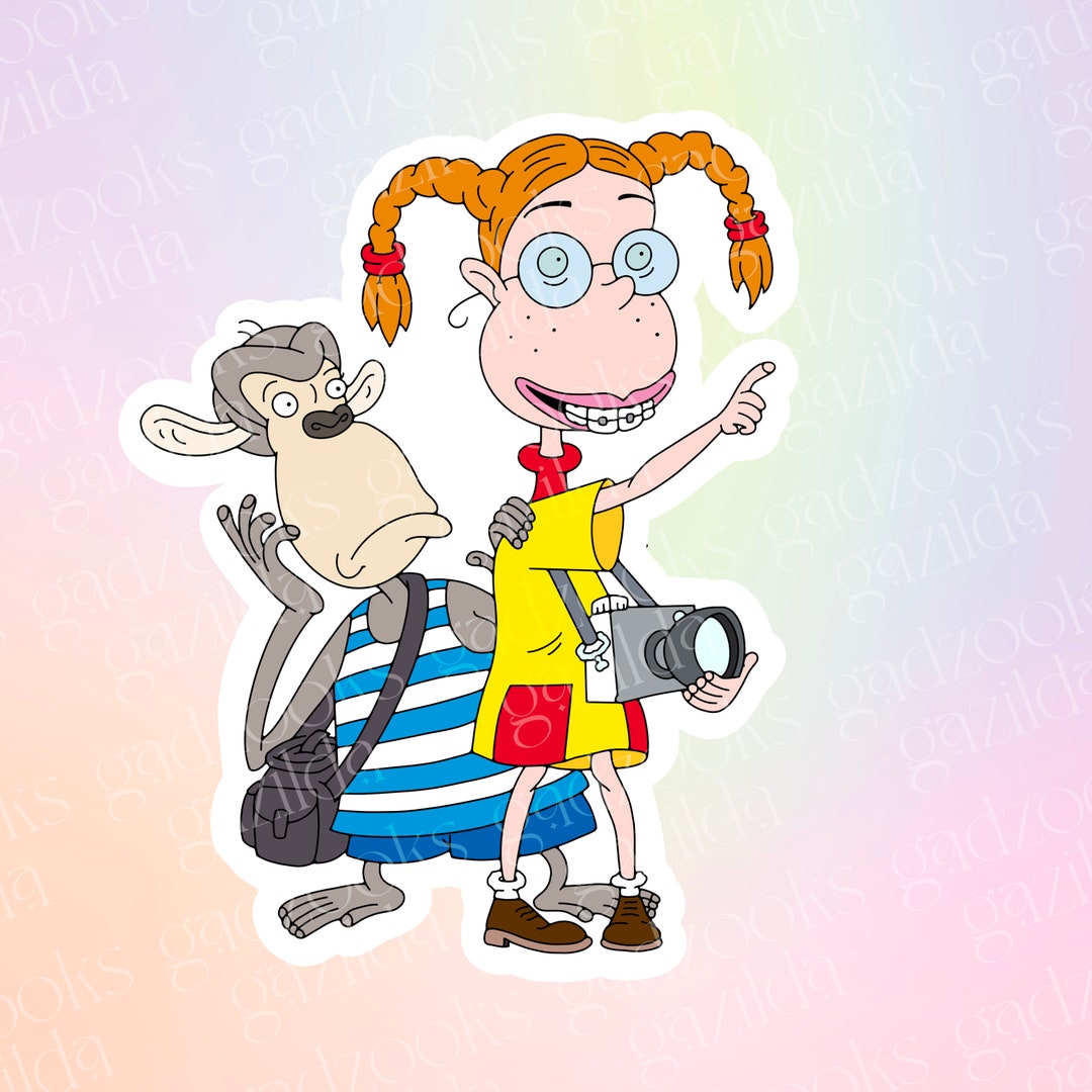 Nostalgic Cartoons, Wild Thornberrys Sticker, Eliza & Darwin, Hand ...