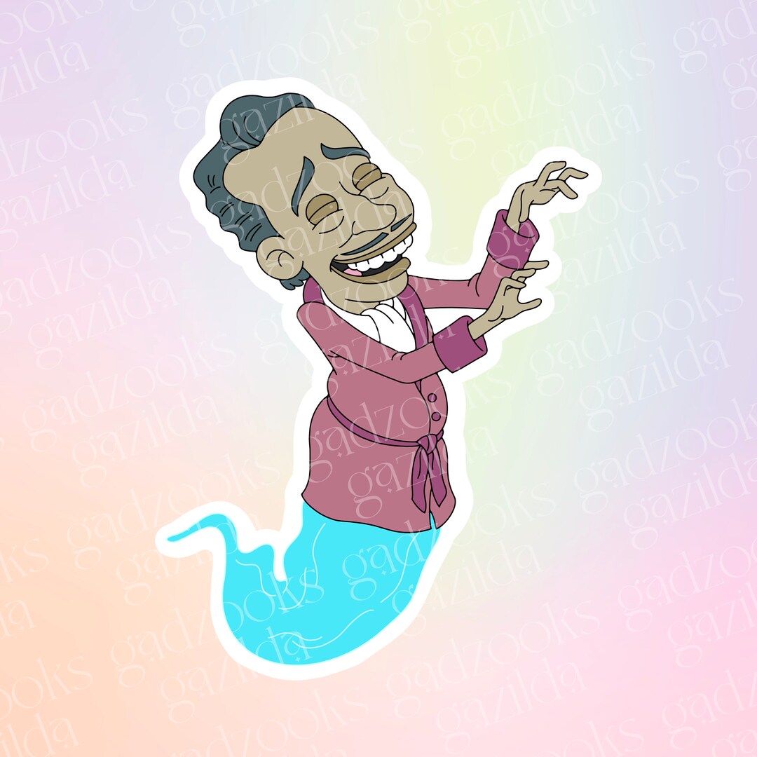 Big Mouth Sticker, Ghost Duke Ellington, Stocking Stuffer, Unique Gift ...