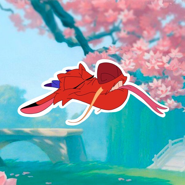 Mushu Sticker - Etsy