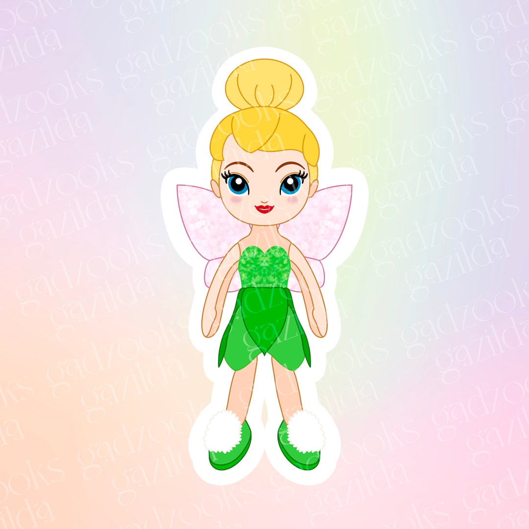 Magic Plushies, Peter Pan Tinker Bell Sticker, Waterproof Vinyl Sticker ...