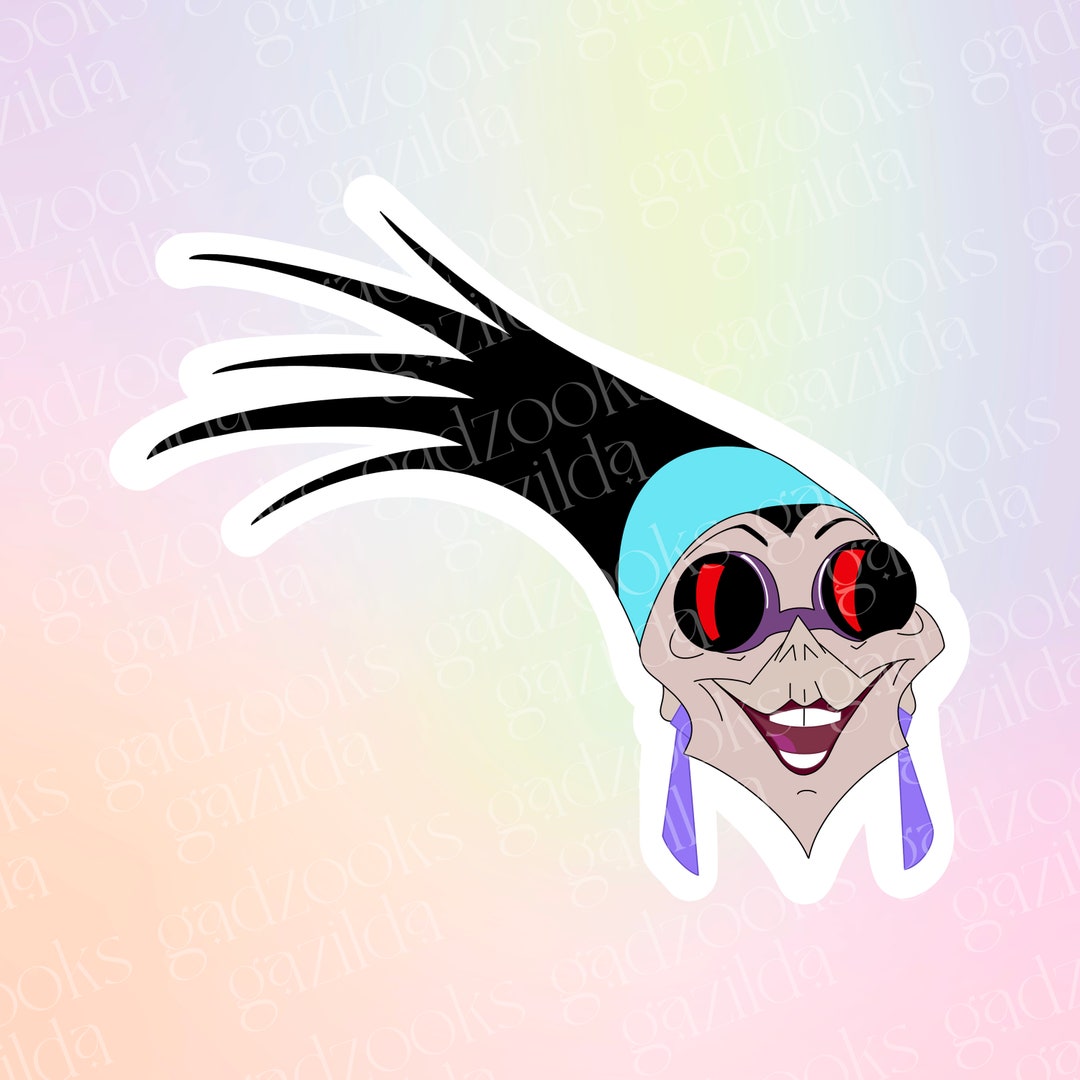 Emperor's New Groove Sticker, Yzma Evil Scientist, Waterproof Vinyl ...