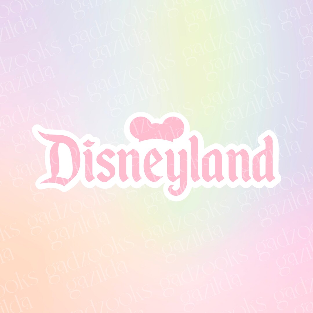 Magic Parks Disney Sticker, DL Mouse Hat Logo Pastel Collection ...
