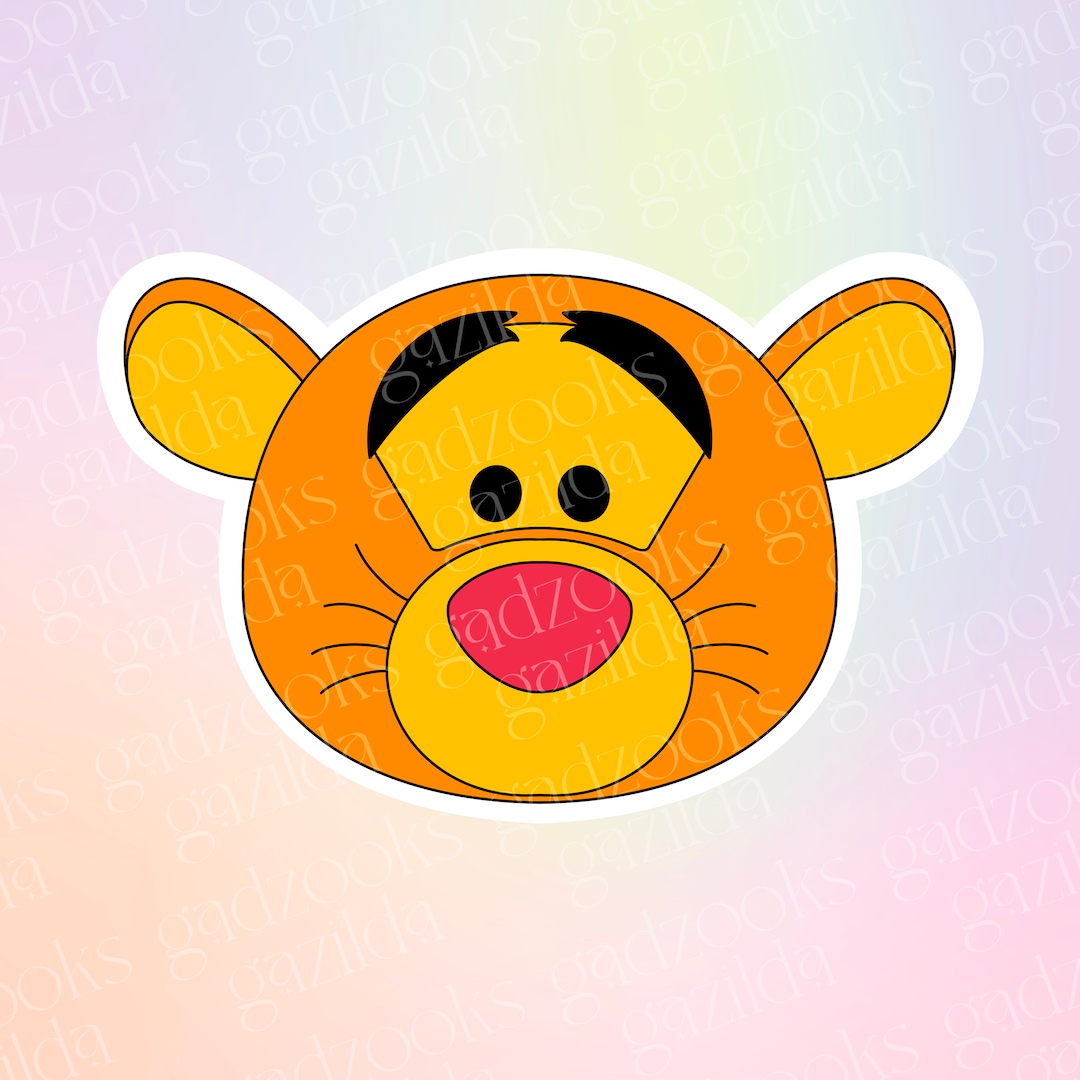 Winnie the Pooh Tigger Tiger Emoji Sticker, Waterproof Vinyl Sticker ...