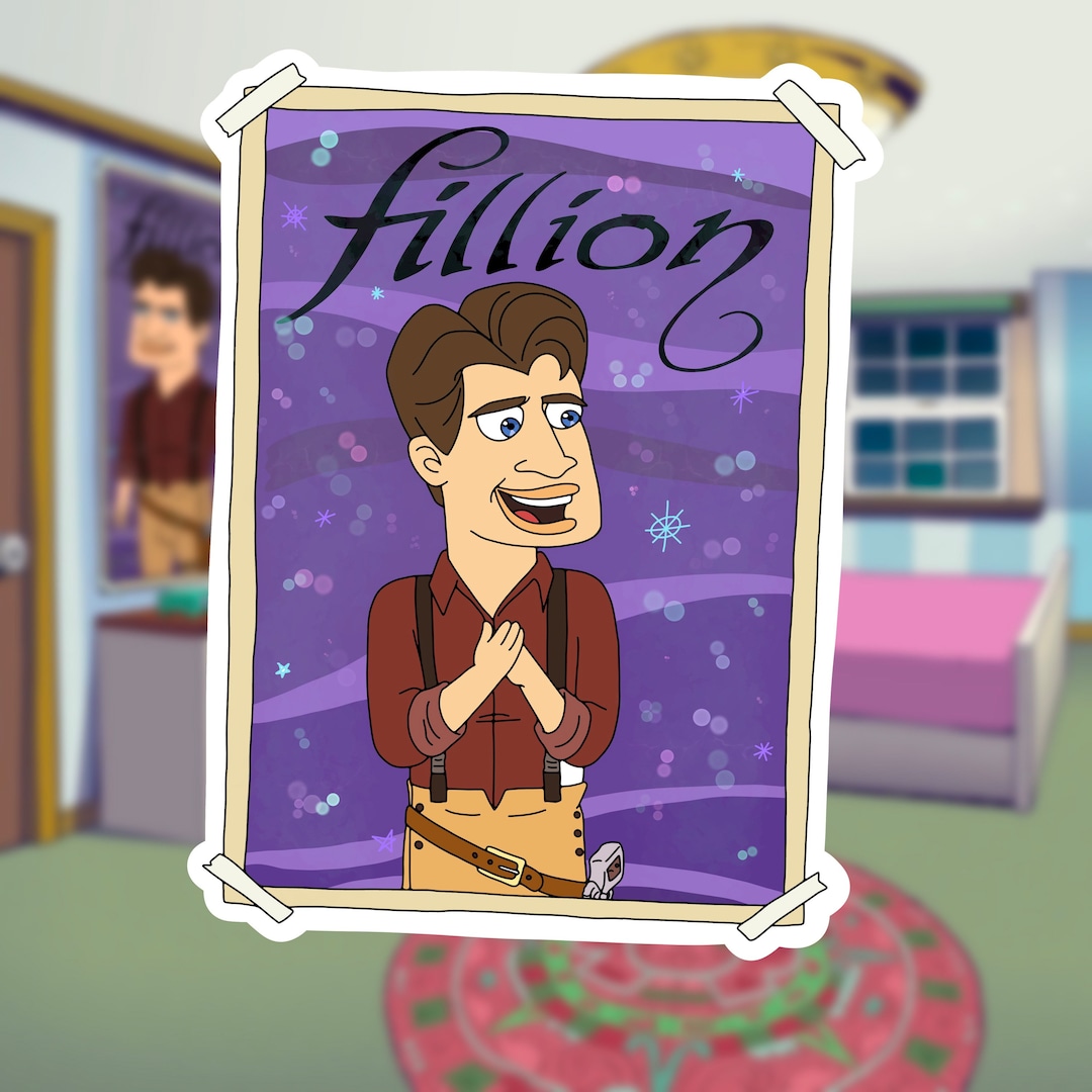 Big Mouth Sticker Missy Nathan Fillion Poster - Etsy