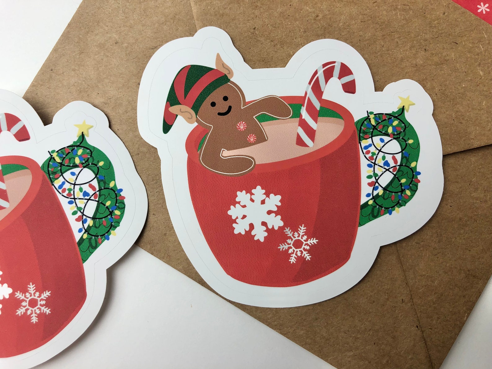 Gingerbread Man/ Woman/ Person Spa Day Waterproof Die Cut Sticker - Etsy