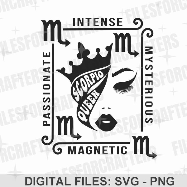 Scorpio Svg - Etsy