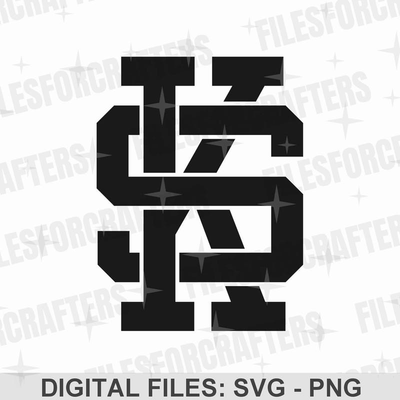 S Interlocking Monogram - Etsy