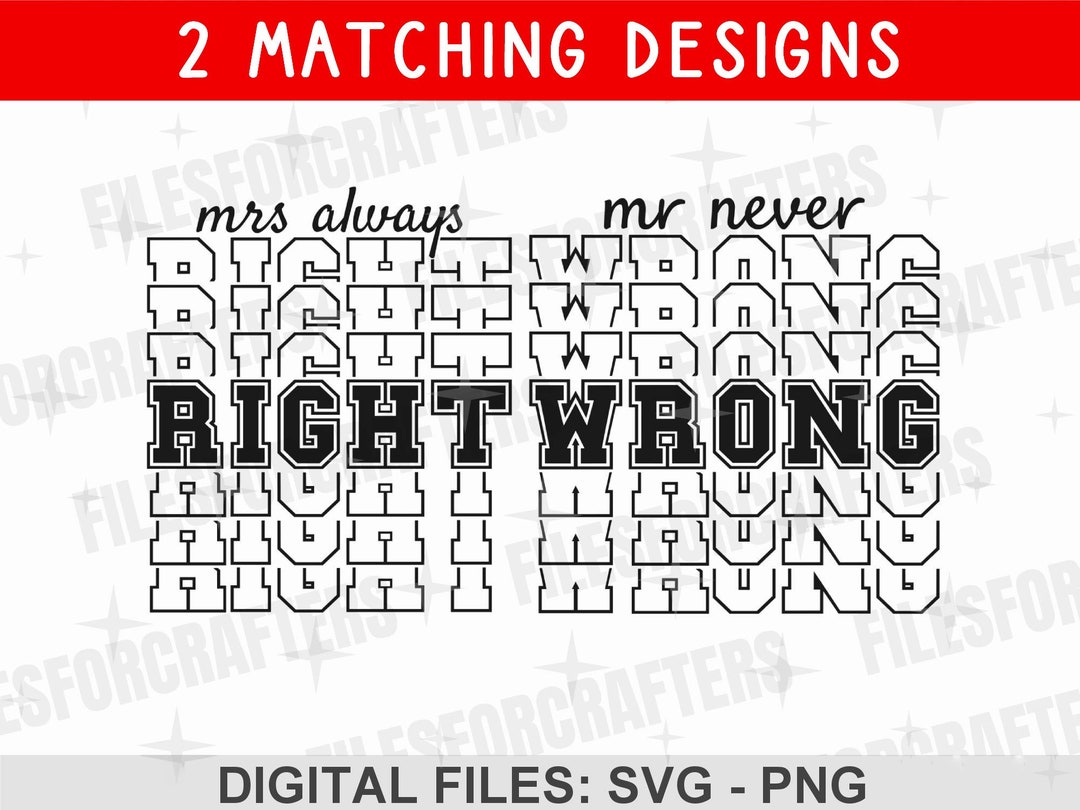 Matching Couples Shirts Svg, Wedding Gift Svg, Funny Anniversary Shirts ...