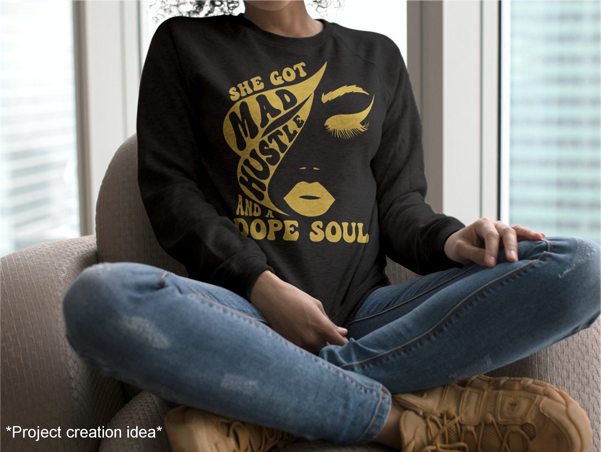 She Got Mad Hustle and A Dope Soul Svg Empowered Women Girl - Etsy