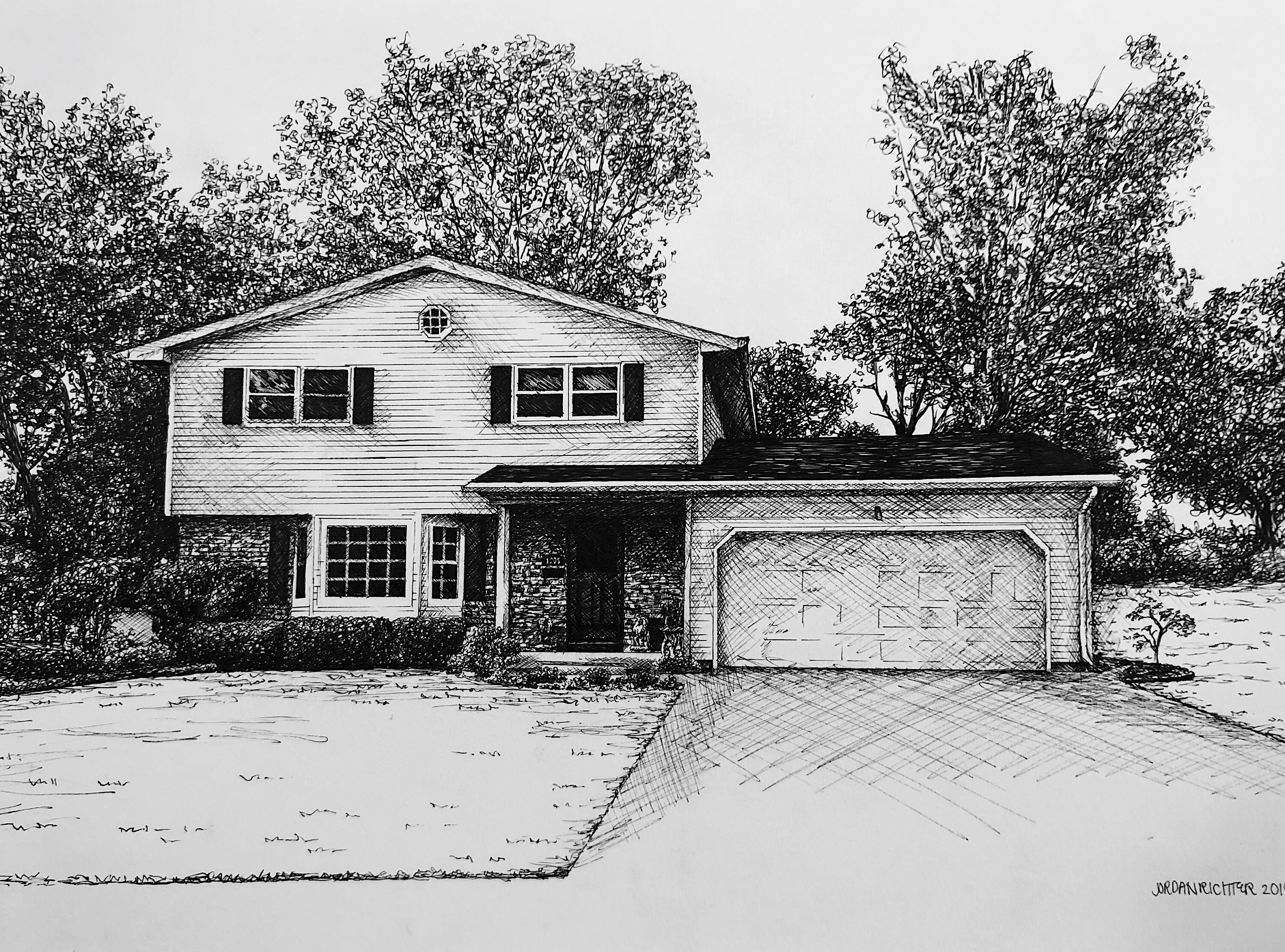 Realistic Place Portraits - Etsy