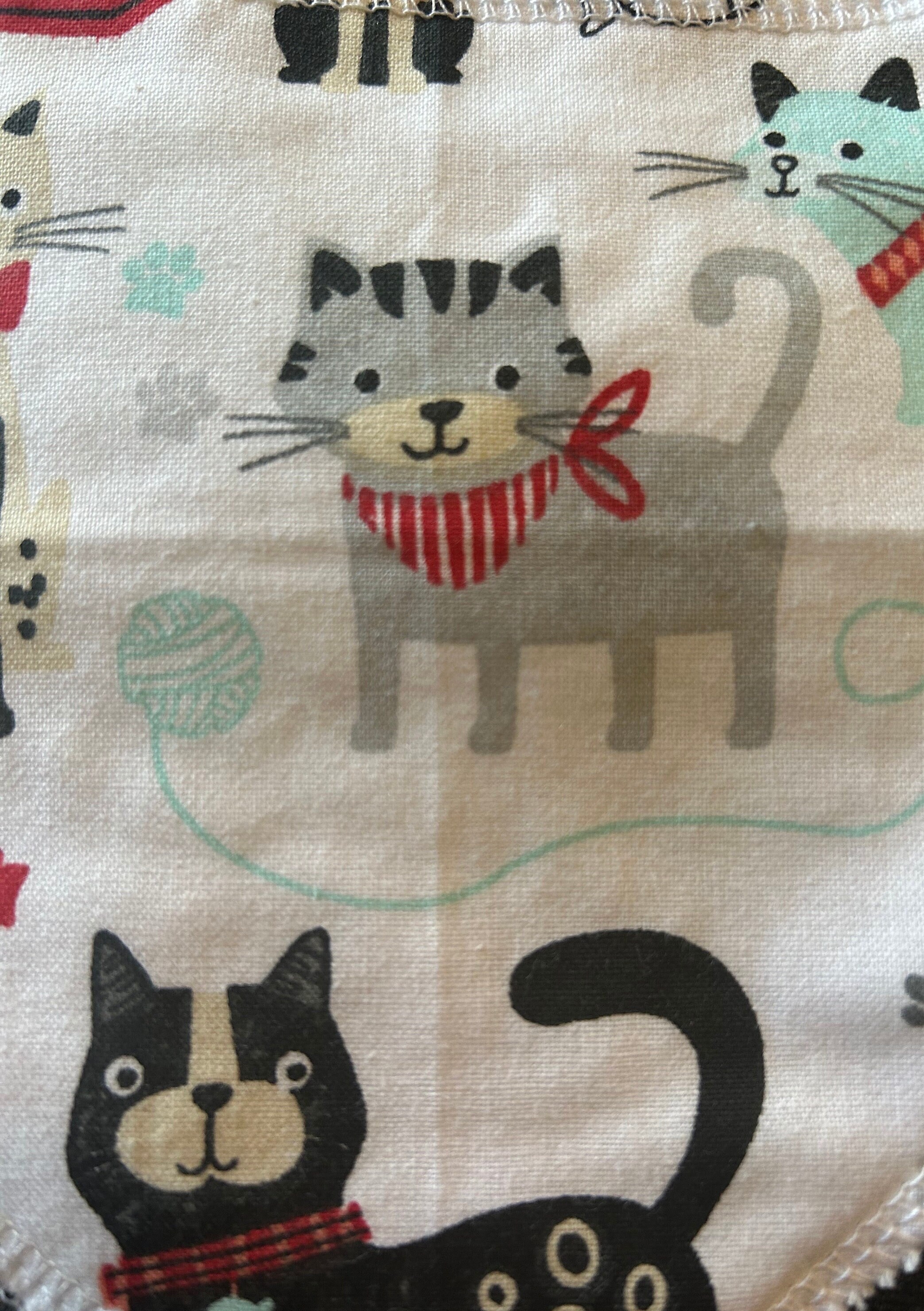 Large Receiving and Swaddling Blanket- Cats - Etsy