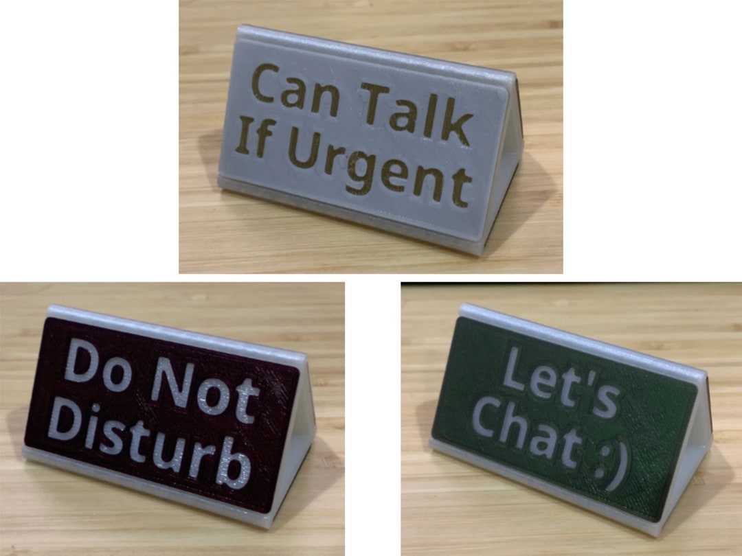 Do Not Disturb Desk Widget - Etsy